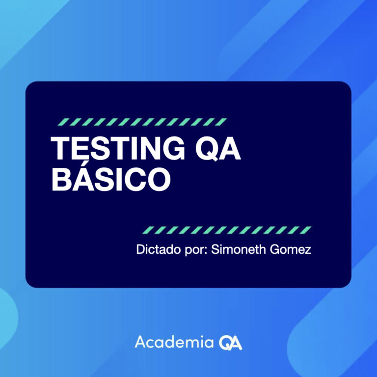 Curso de Testing de Software QA - Básico - Academia QA