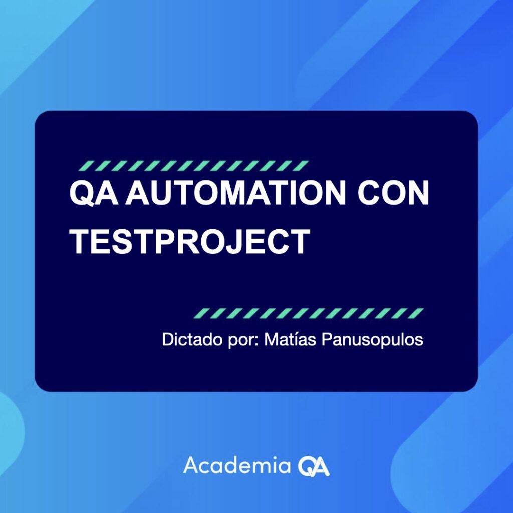 Cursos y Carreras QA automation - Academia QA