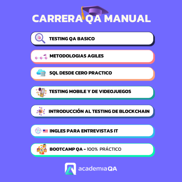 Carrera Qa Manual Academia Qa