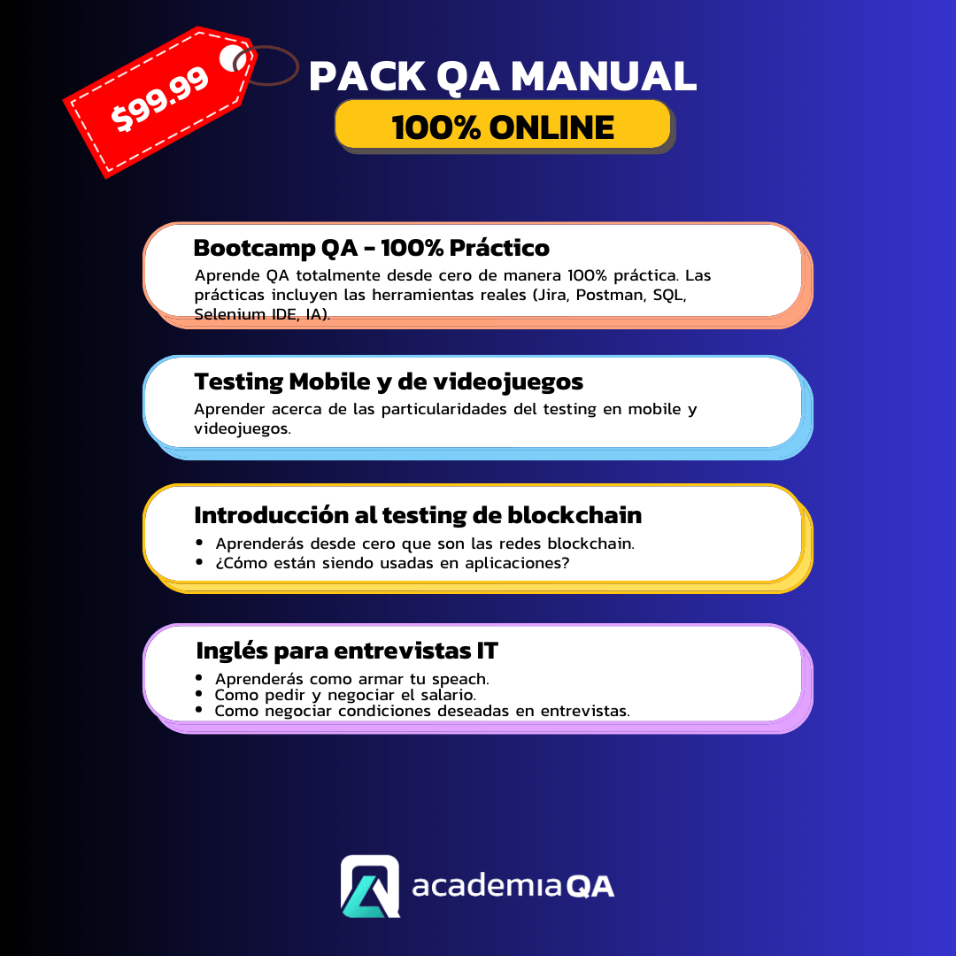 Carrera QA Manual - Academia QA